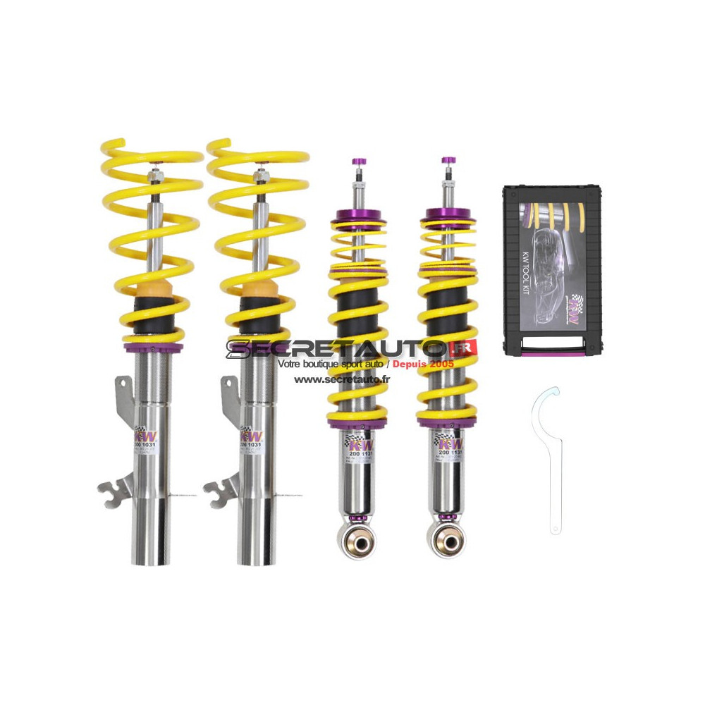 Combinés filetés KW V3 avec réglage séparé en compression et détente